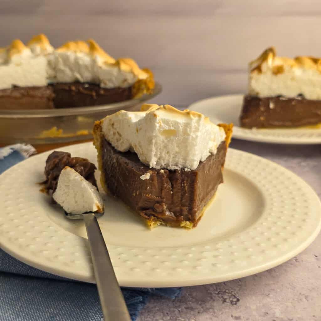 Chocolate Meringue Pie - Simply Scratch Made