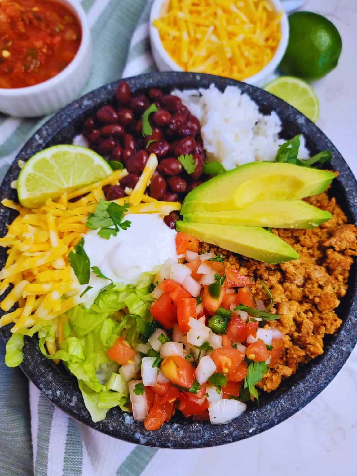 Ground Turkey Taco Bowls - Simply Scratch Made