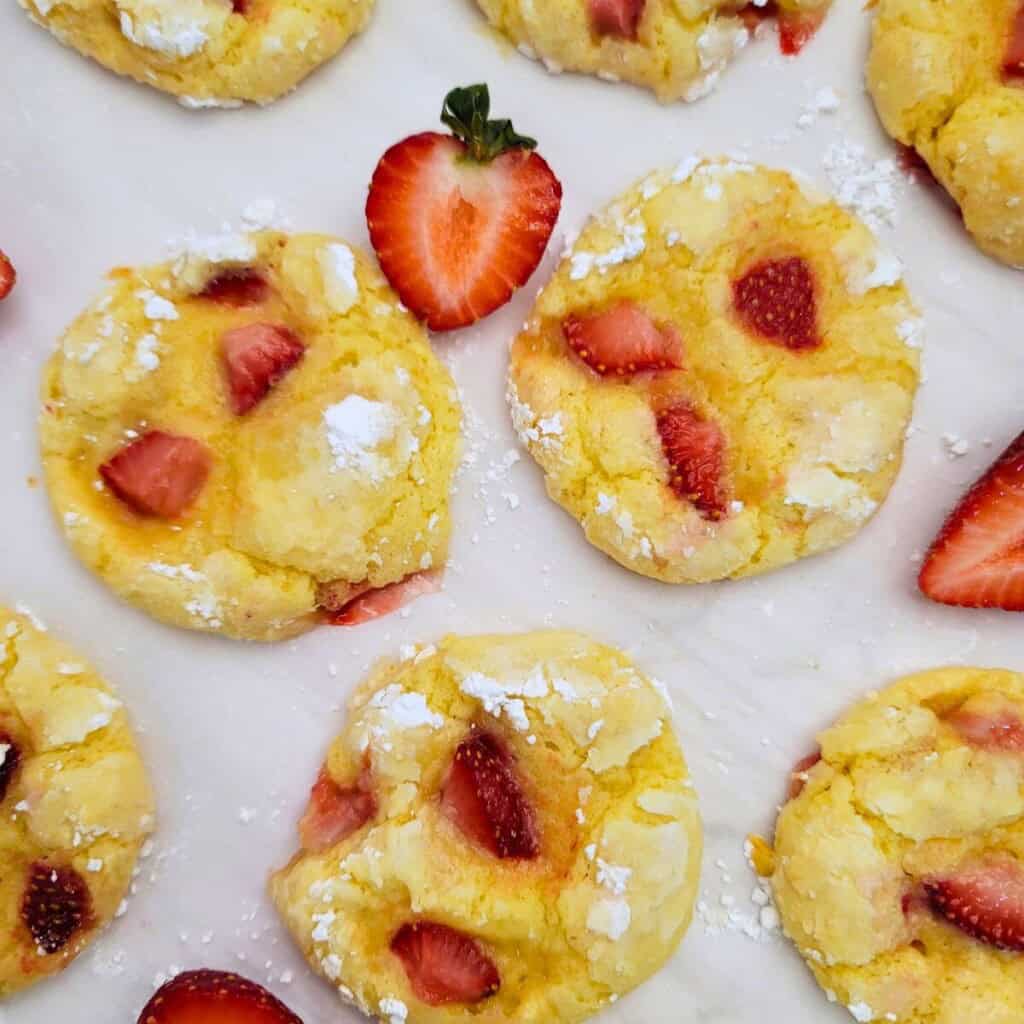Strawberry Lemon Cookies - Simply Scratch Made