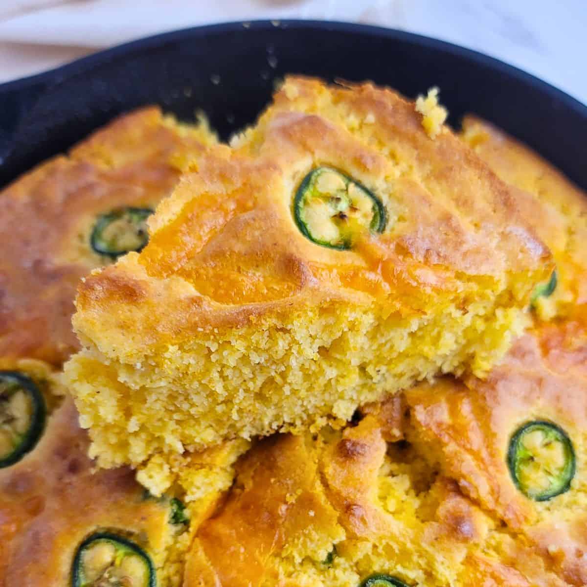 Jalapeño Cheddar Cornbread - Simply Scratch Made