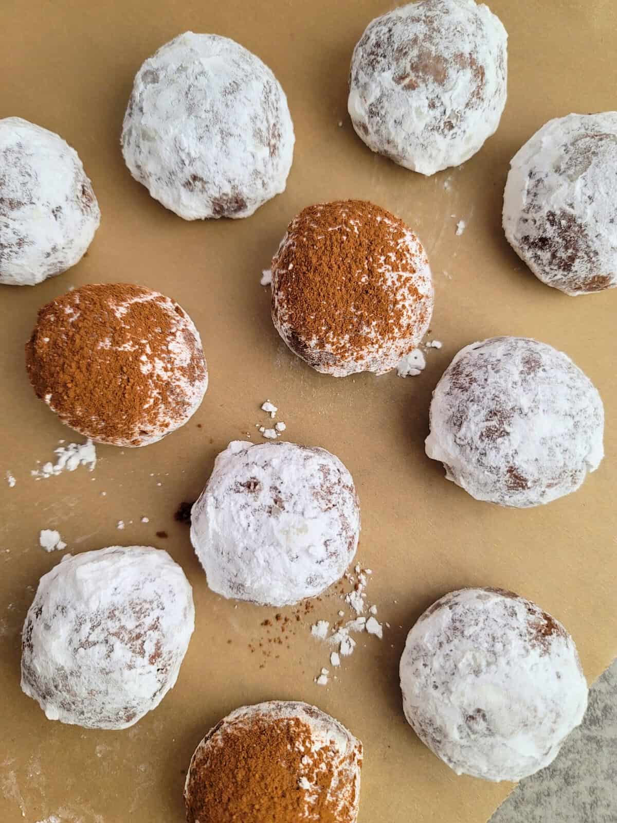 Chocolate Snowball Cookies