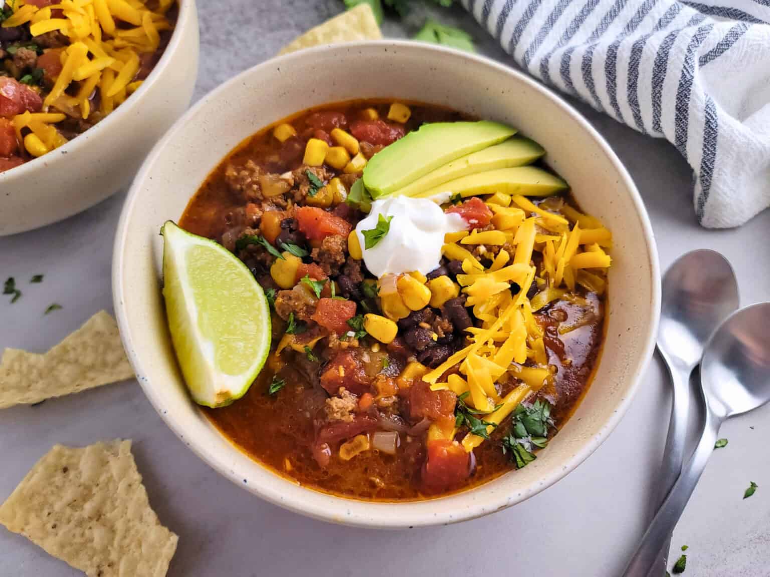 Easy Taco Soup Recipe - Simply Scratch Made