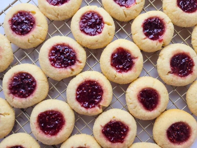 Thumbprint Cookies with Jam - Simply Scratch Made