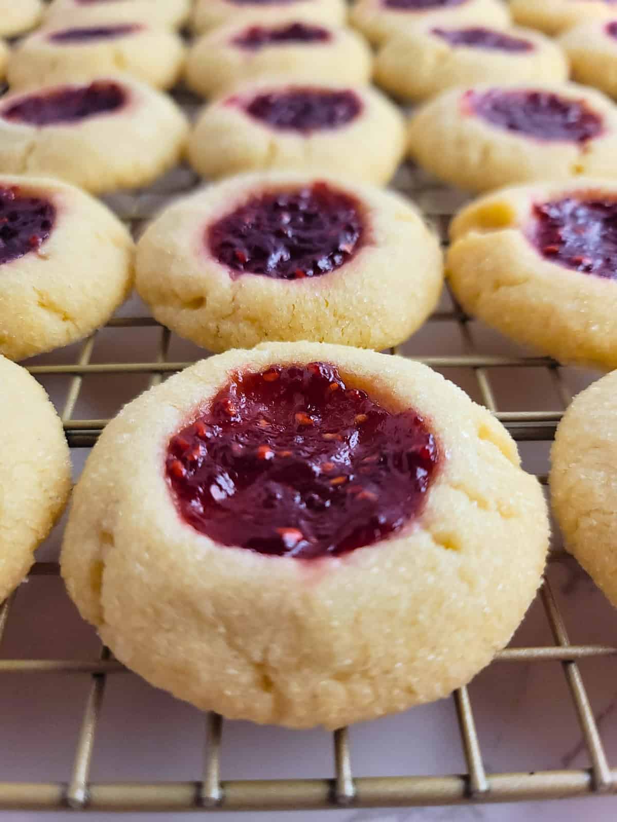 Thumbprint Cookies with Jam - Simply Scratch Made