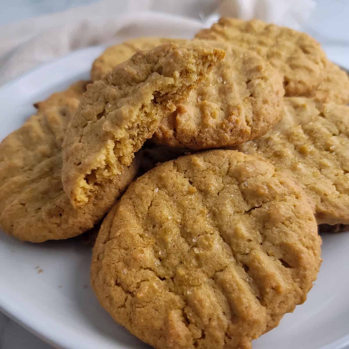 Soft and Chewy Peanut Butter Cookies - Simply Scratch Made