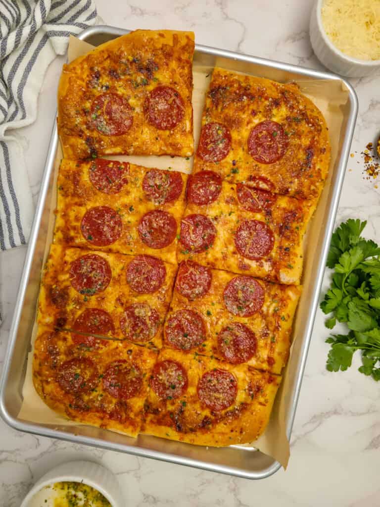 Sheet Pan Pizza - Simply Scratch Made