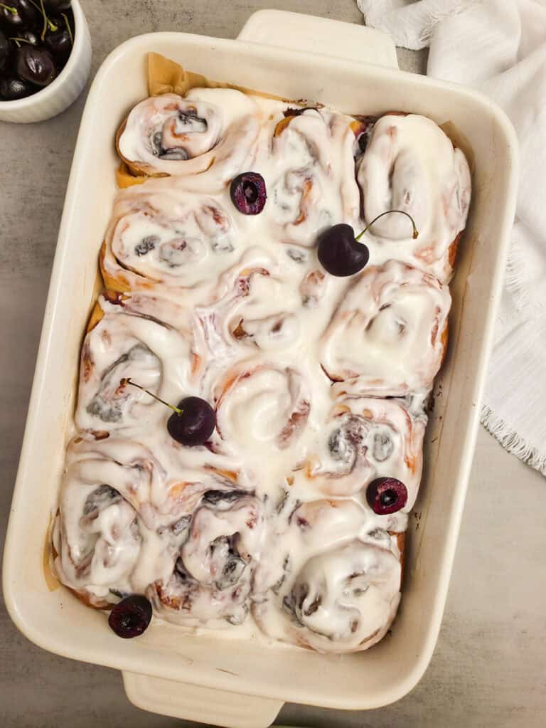 Cherry Cinnamon Rolls - Simply Scratch Made