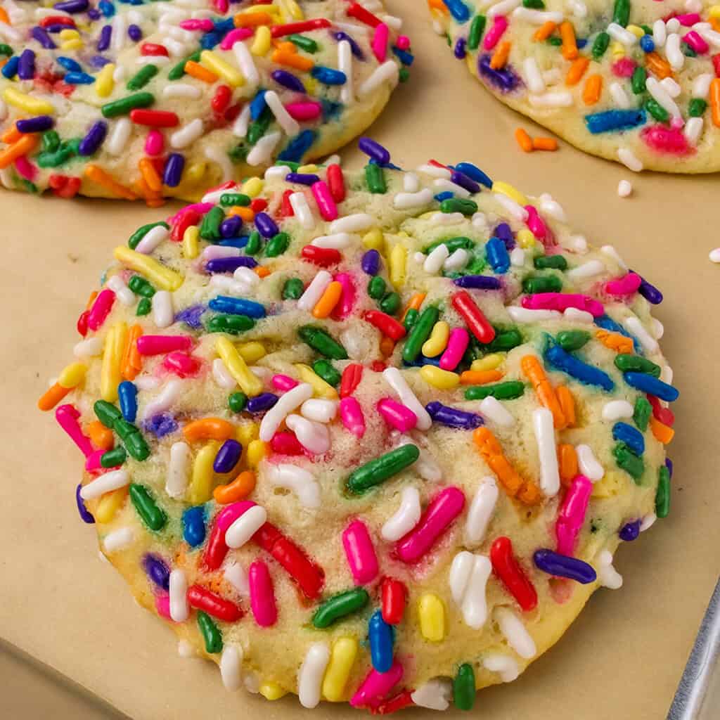 Birthday Cake Cookies - Simply Scratch Made