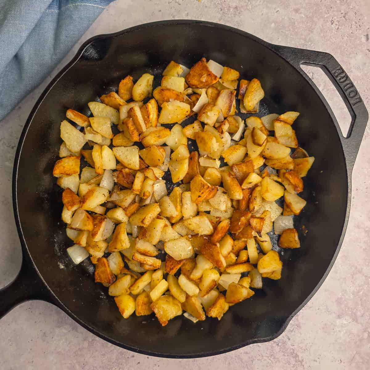 Fried Potatoes and Onions - Simply Scratch Made