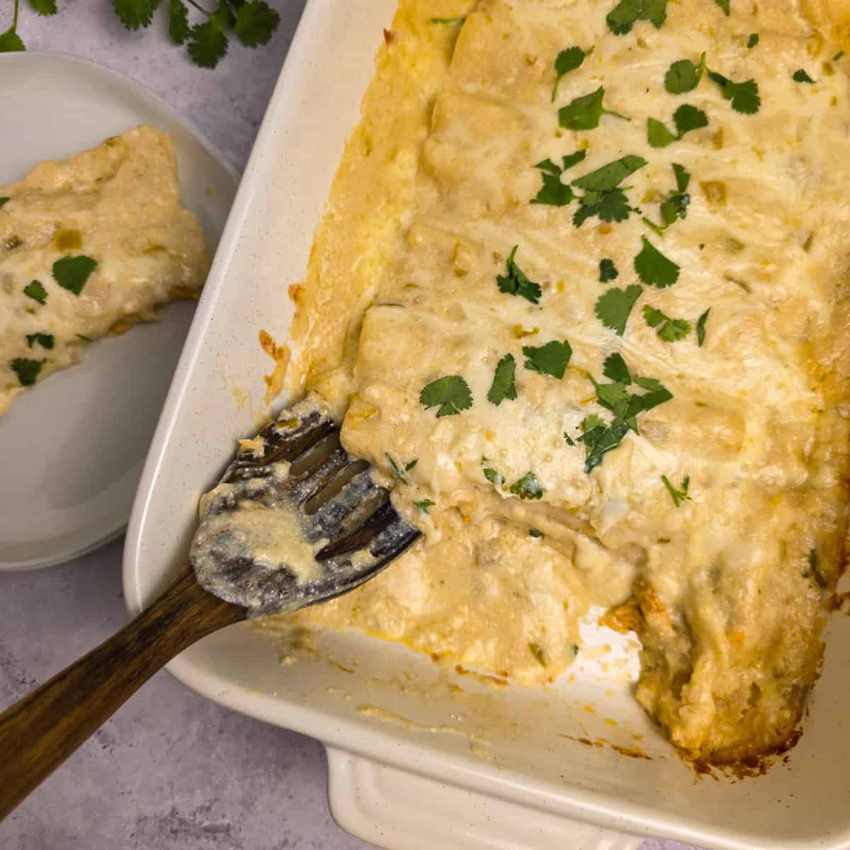 Sour Cream Chicken Enchiladas - Simply Scratch Made
